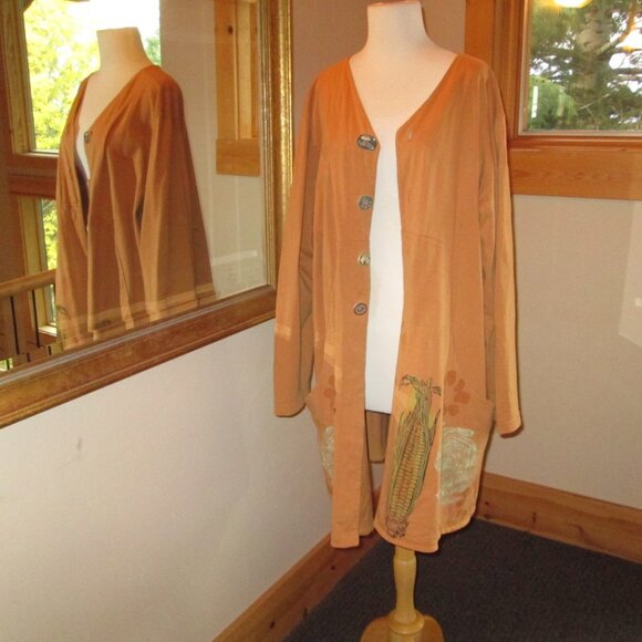 Blue Fish | Dresses | 995 Painted Peachy Keen Blue Fish Empire Dress ...